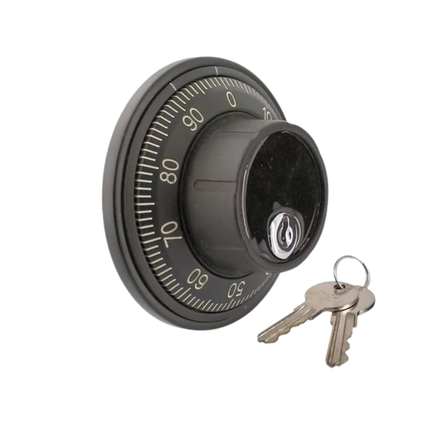 Big Red Key Locking Dial Combination Lock - Home Safes USA